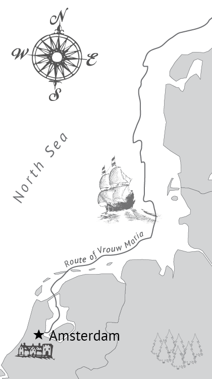 The Lost Treasure of Vrouw Maria - Julie Witmer Custom Map Design