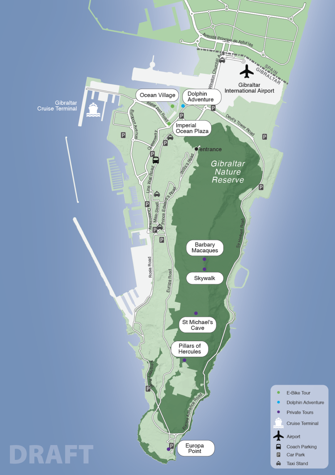 Mapping the Gibraltar Upper Rock Nature Reserve - Julie Witmer Custom ...