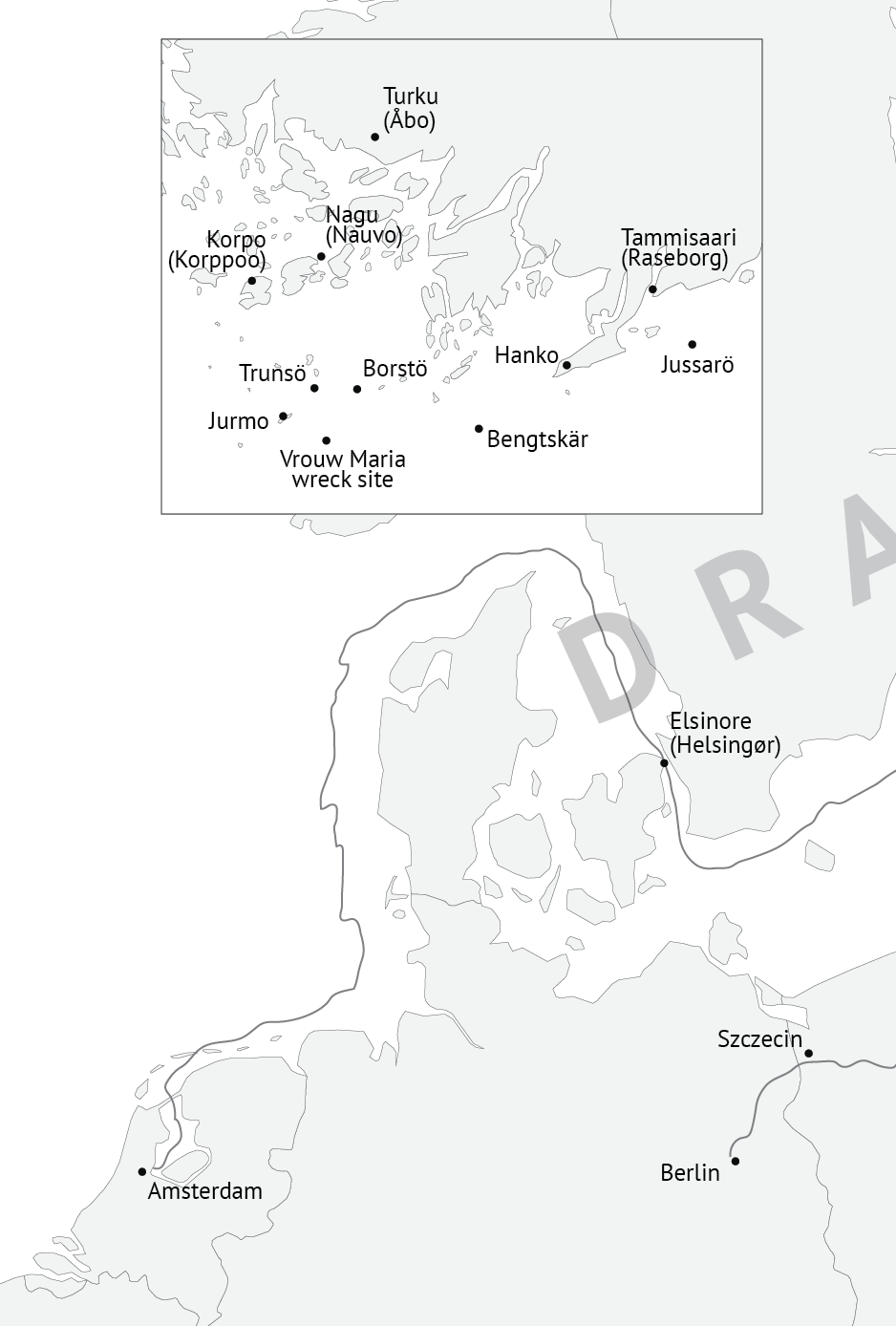 The Lost Treasure of Vrouw Maria - Julie Witmer Custom Map Design