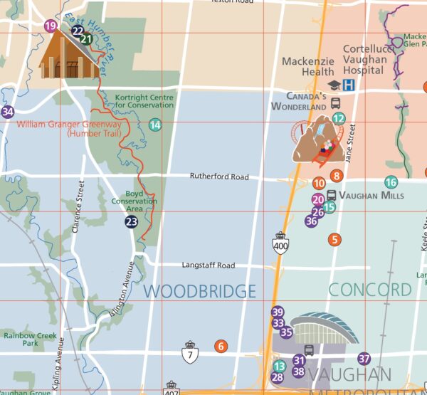 Creating a new Vaughan Tourism map - Julie Witmer Custom Map Design
